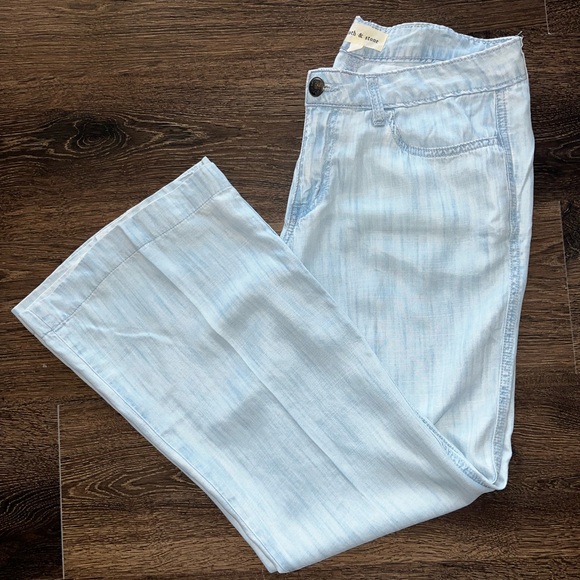 cloth & stone | Pants & Jumpsuits | Cloth Stone Lightweight Light Blue ...